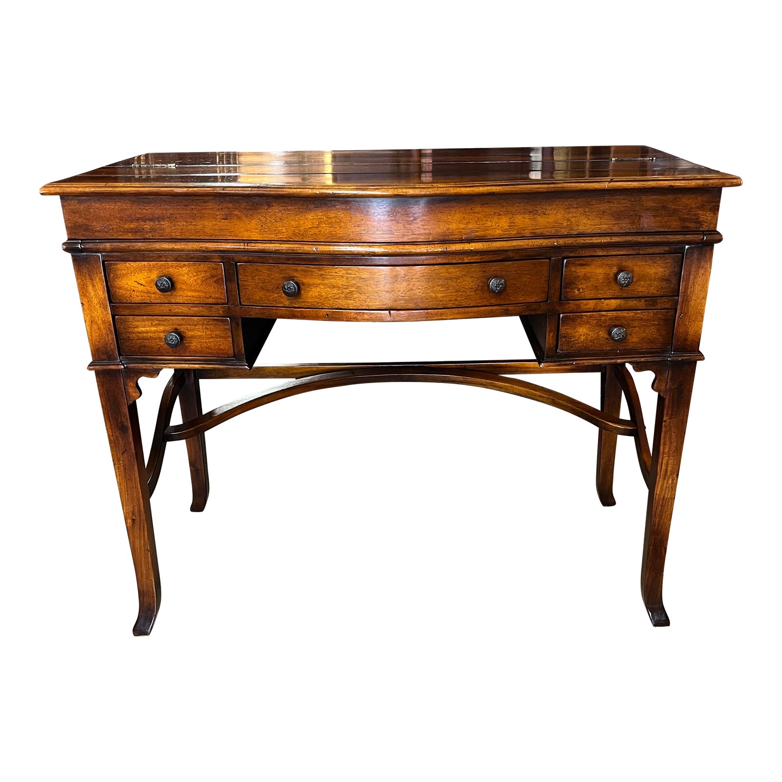 Residency Campaign Desk Attributed to Theodore Alexander | Chairish