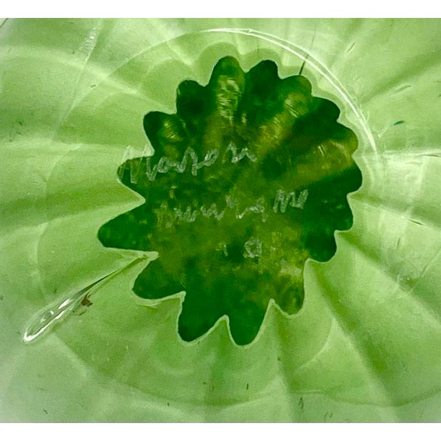 1960s Vintage Murano Glass Nason Green Blow/Puffer Fish, Signed & Dated ...