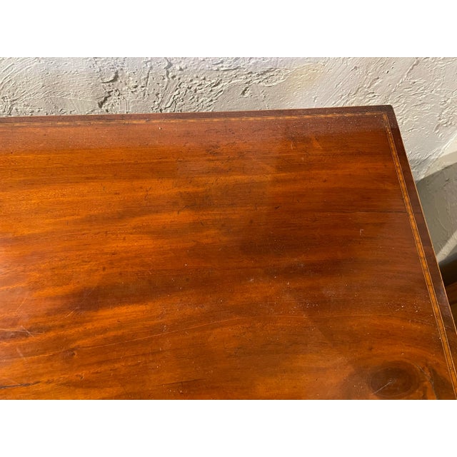 Early 19th Century Sheraton Period Breakfront Table | Chairish