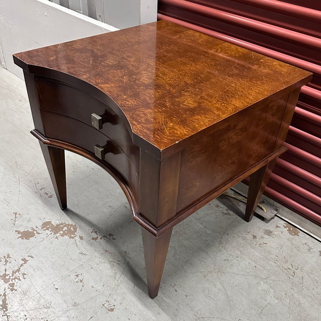 Century Concave SIde Table | Chairish