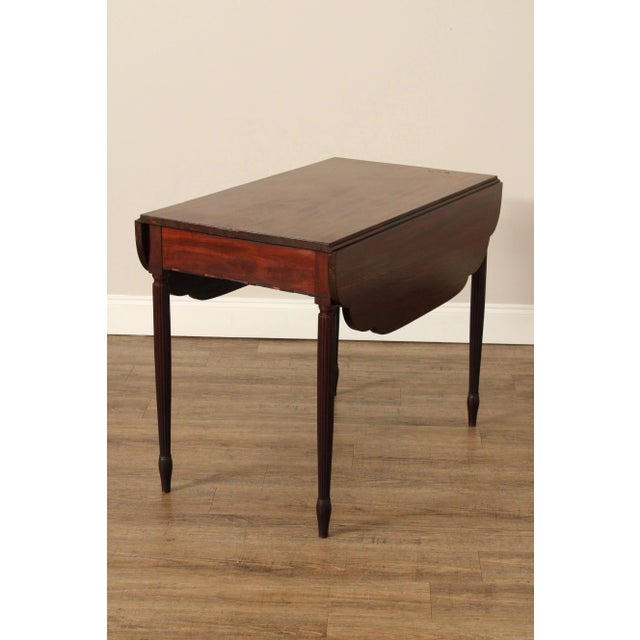 Antique American Federal Period Mahogany Pembroke Side Table | Chairish