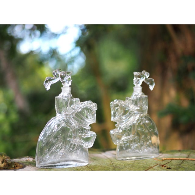 1948 French Perfume Knight Shaped Bottle "Cavalier à Cheval" Armagnac ...