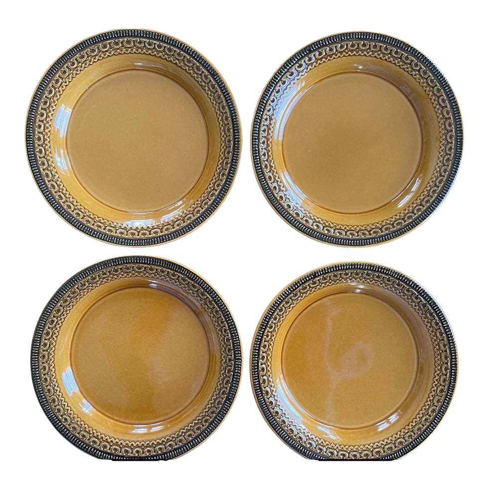 1970s Set of Four (4) Franciscan Creole 10.5” Plates | Chairish