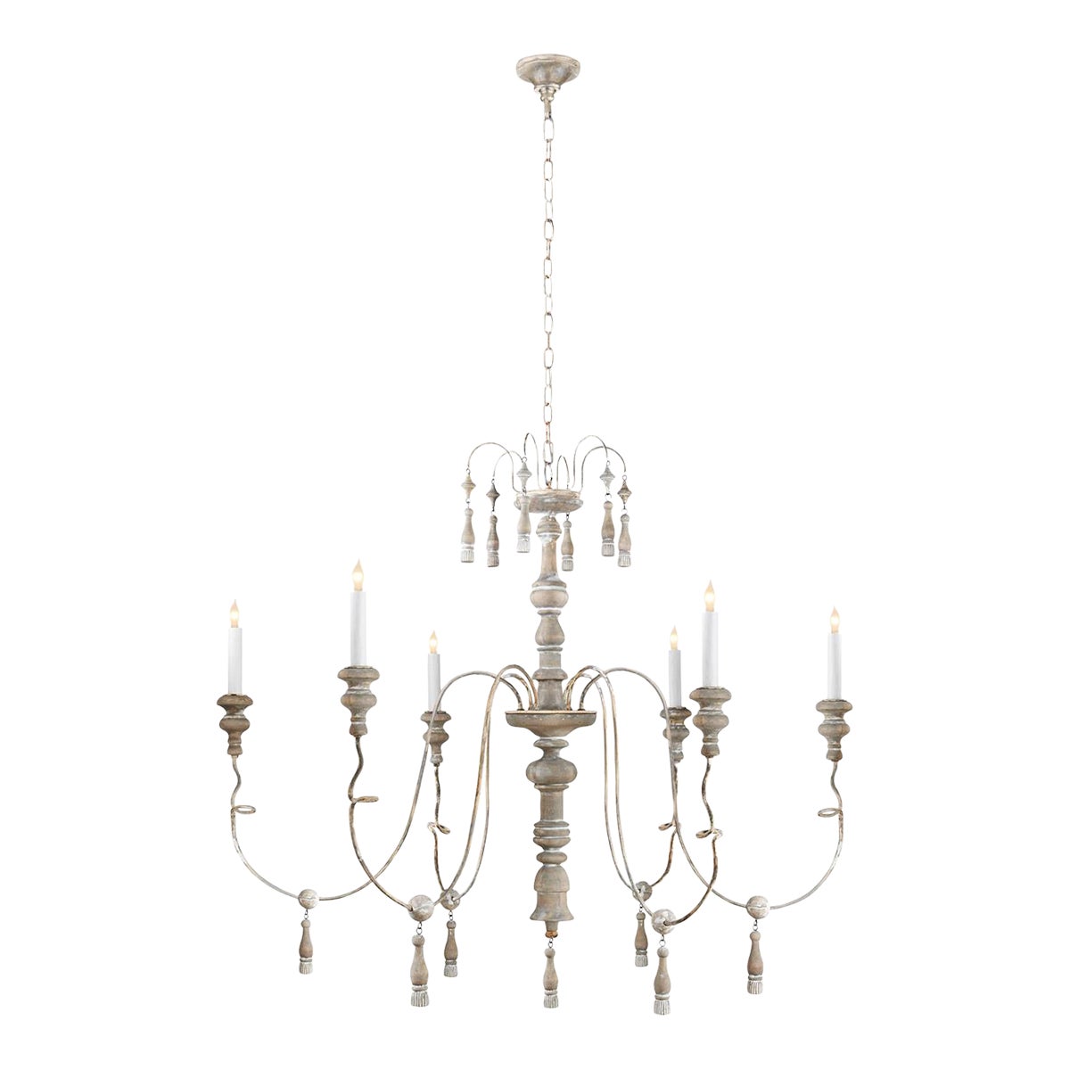 Suzanne Kasler for Visual Comfort Signature Michele Medium Chandelier ...