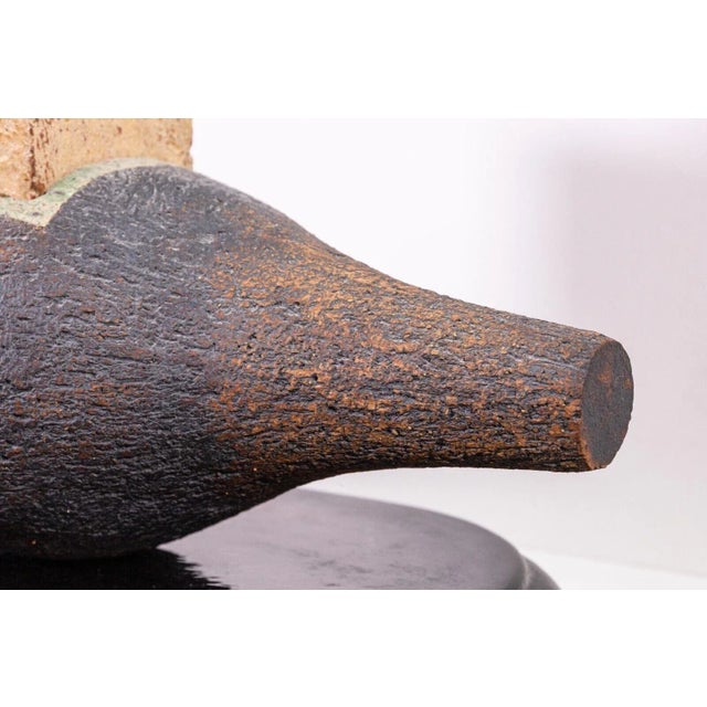 John Gill Contemporary Abstract Stoneware Biomorphic Sculpture Statue ...