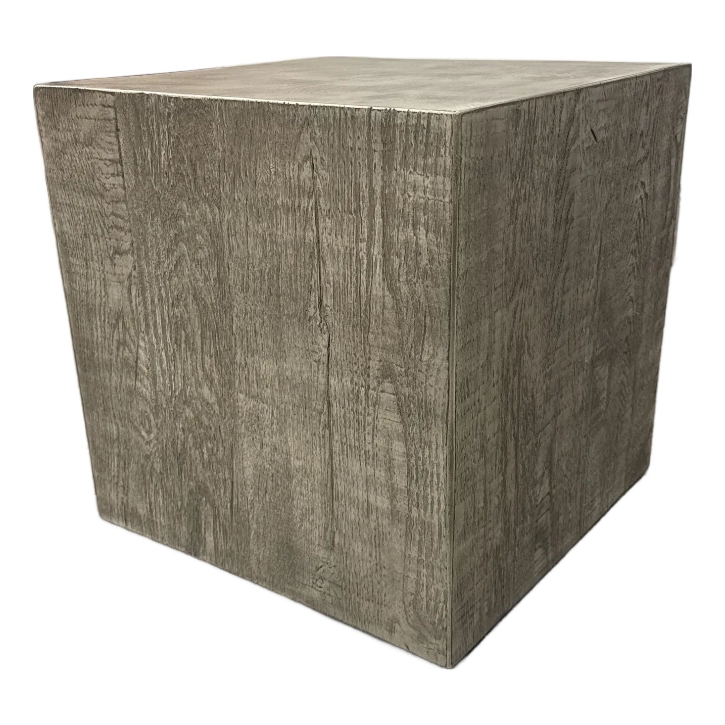 Restoration Hardware Cube Side Table | Chairish
