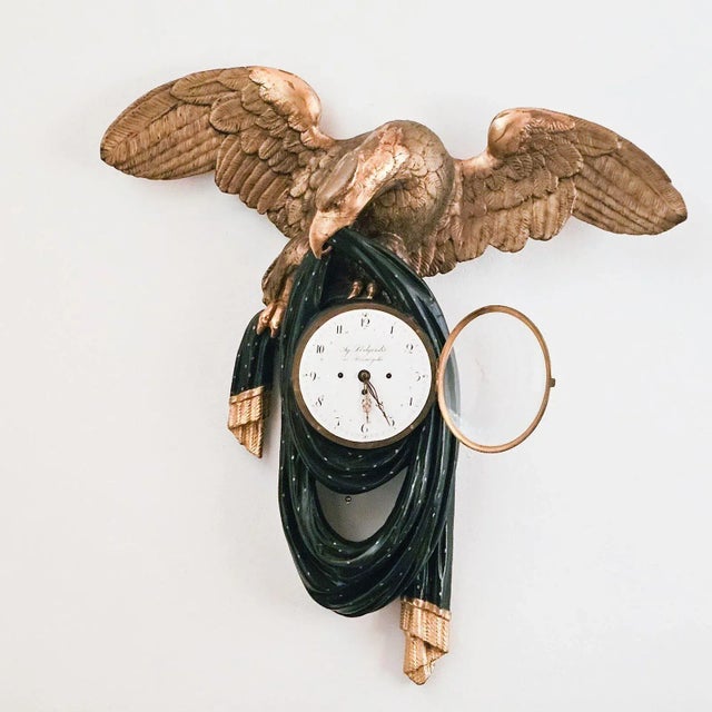 Gilt, Painted, and Carved Eagle Clock, Poland, Early 19th Century ...