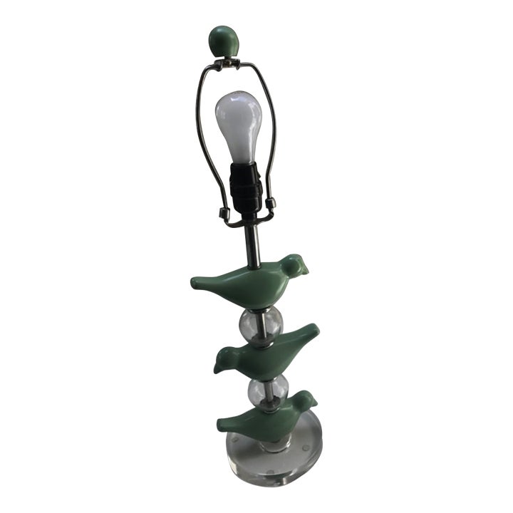Robin Staak Stacked Birds Table Lamps | Chairish