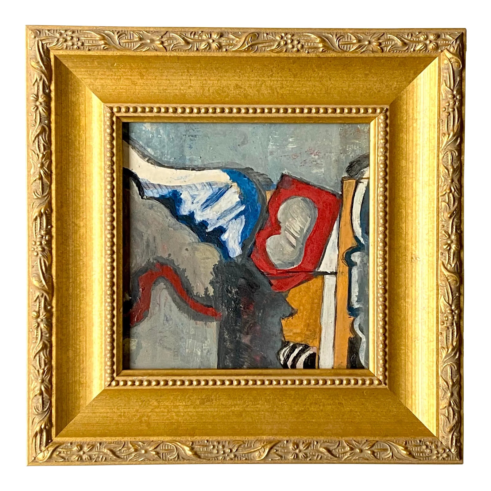 Original Abstract Expressionist Oil on Board Painting by Jack Hammack ...