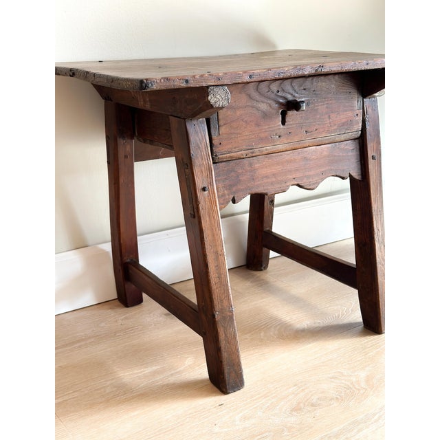 Antique Spanish End Table | Chairish