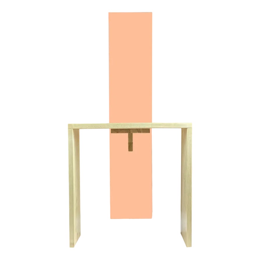 Chair Cimabue in color Pelle di Pesca by Ferdinando Meccani for Meccani ...