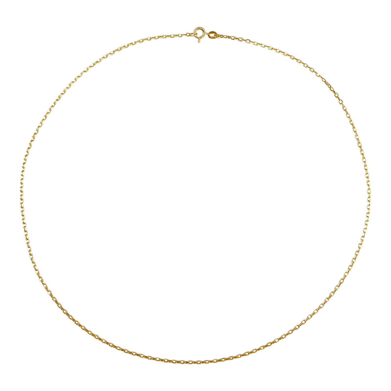 Modern 18 Karat Yellow Gold Filed Convict Mesh Chain | Chairish
