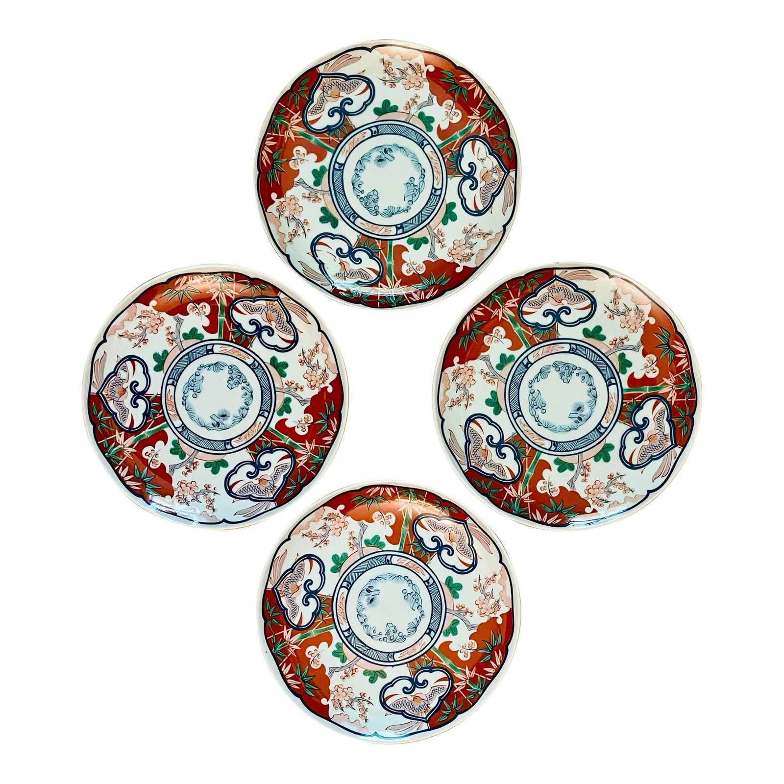 Mid 20th Century Georges Briard “Heirloom” Small Plates- Set of 4 ...