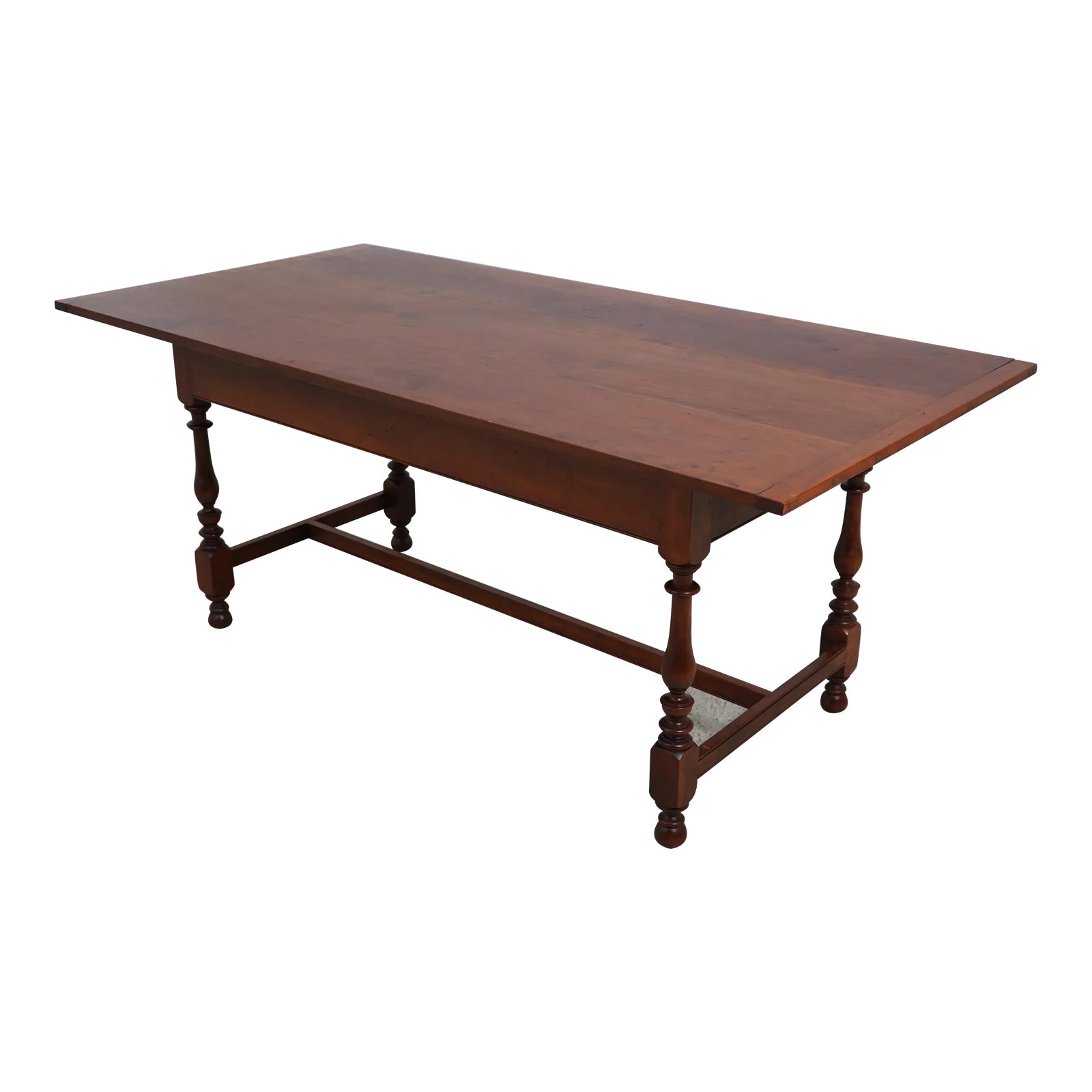 Benchmade Solid Cherry Harvest Dining Room Table | Chairish