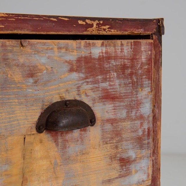 Antique Wooden Drawer Bank | Chairish