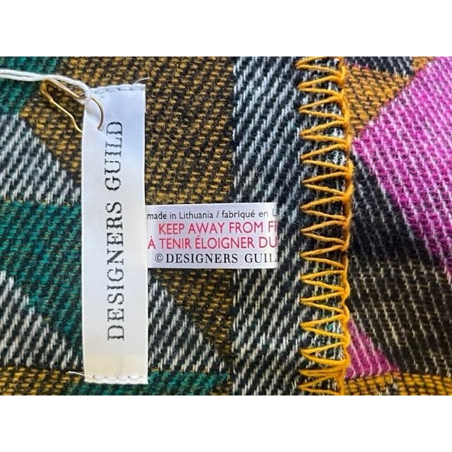 Designers Guild Dufrene Berry Throw | Chairish