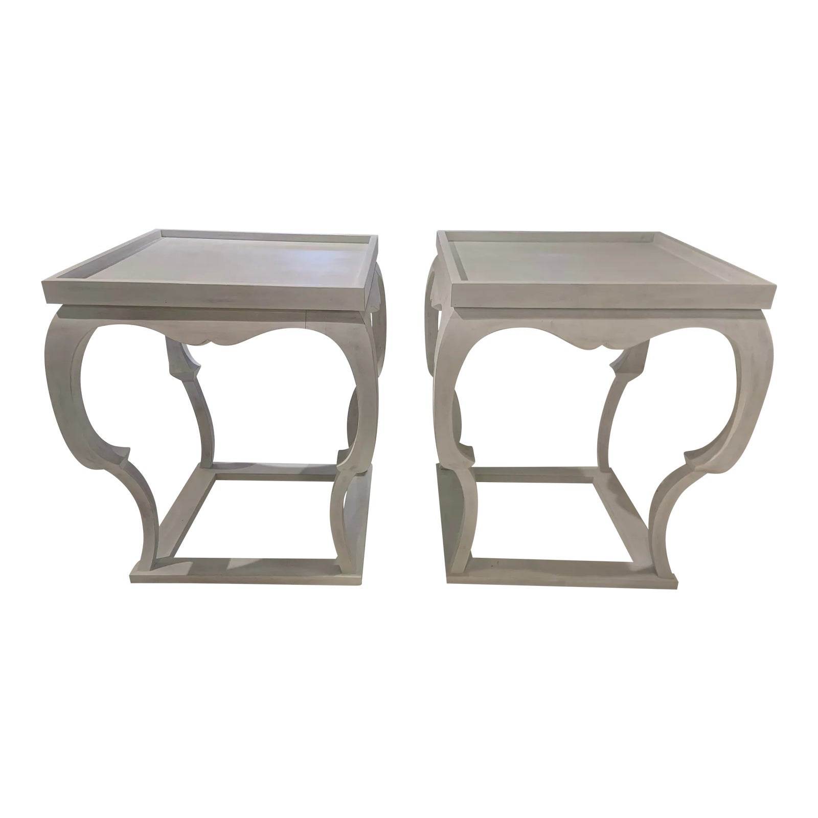 Noir Bellini Side Tables (Pair) | Chairish