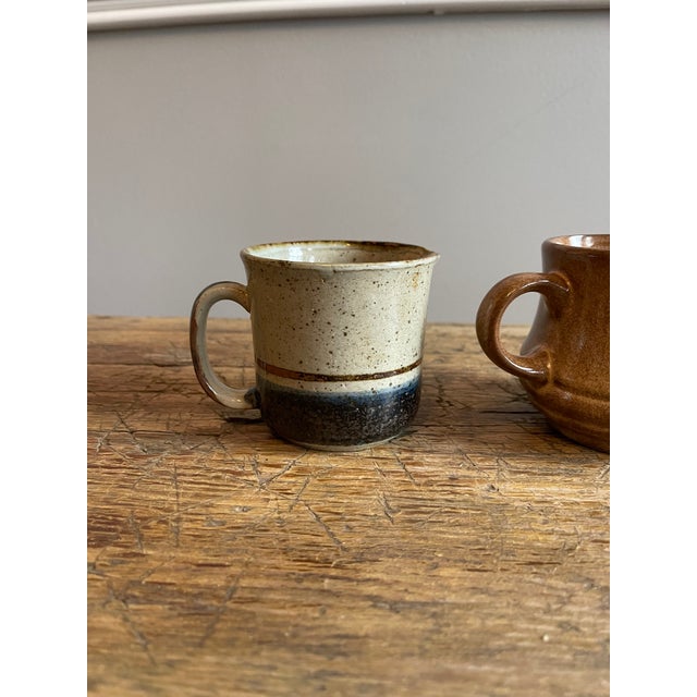 1960s Curated Collection of Vintage Handmade Mugs- Set of 4 | Chairish