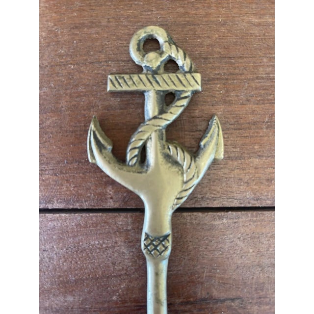 Vintage Brass Color Nautical Letter Opener | Chairish