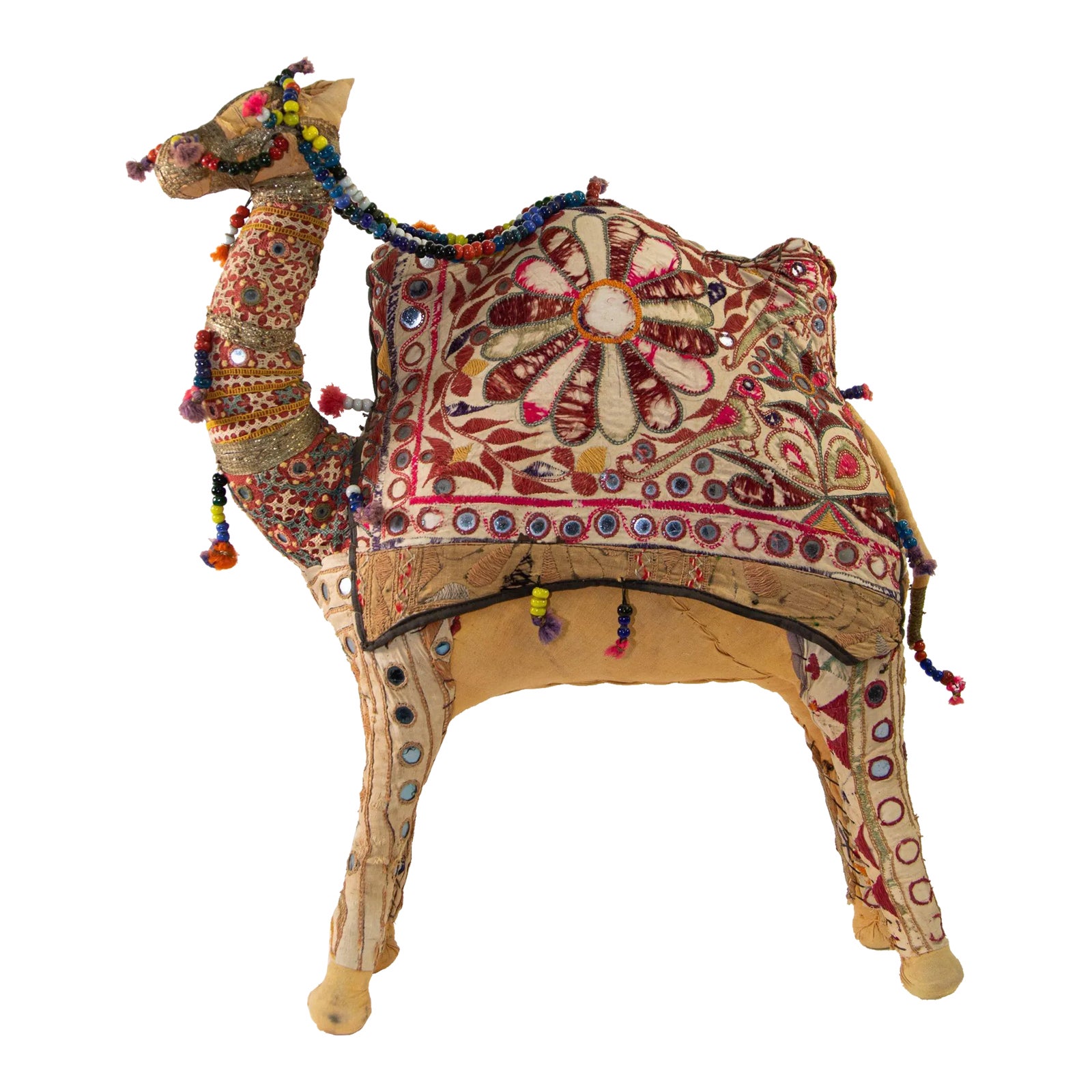 Vintage Raj Handcrafted Camel Toy India 1950 | Chairish