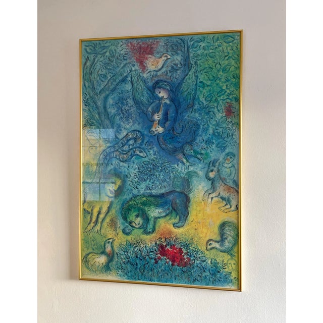 Marc Chagall Magic Flute, Lithograph by Charles Sorlier, 1974, Framed ...