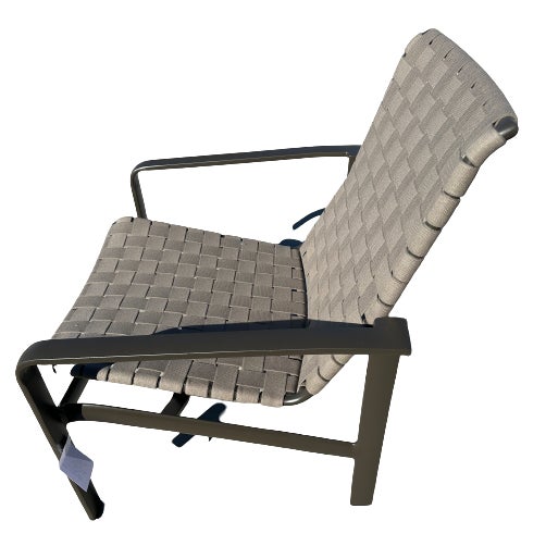 Brown Jordan Softscape Strap Stacking Lounge Chair | Chairish