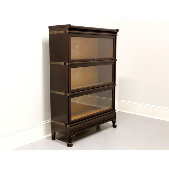 Macey Three Stack Barrister Bookcase | Chairish