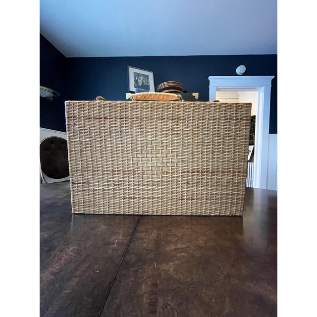 Travel Set Wicker Backgammon Set, 1960s | Chairish