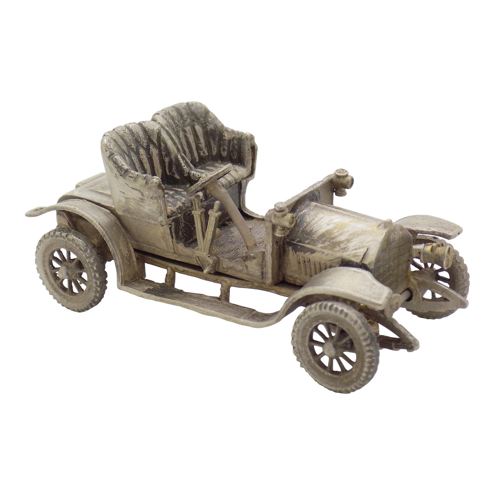 Vintage Italian Silver 800 Opel Coupe 1909 Classic Car Handcrafted ...