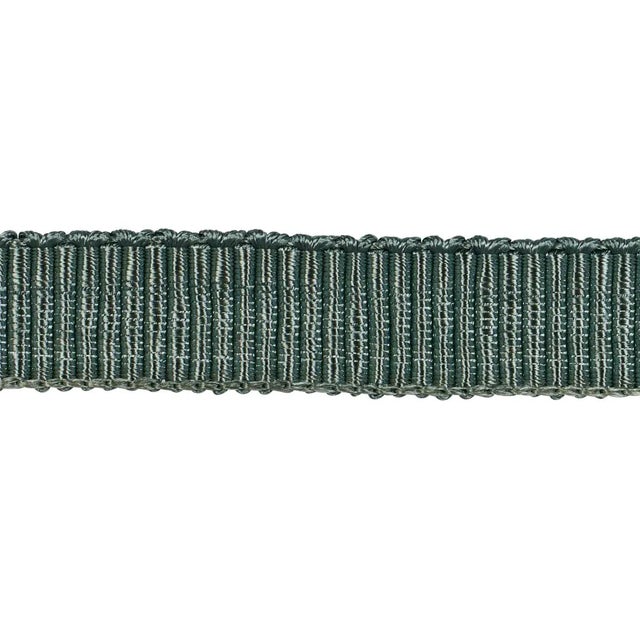 SAMPLE - Schumacher Narrow Faille Tape In Patina | Chairish