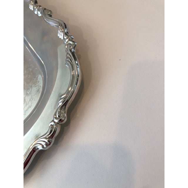 1980s Oneida Silverplate Tray | Chairish