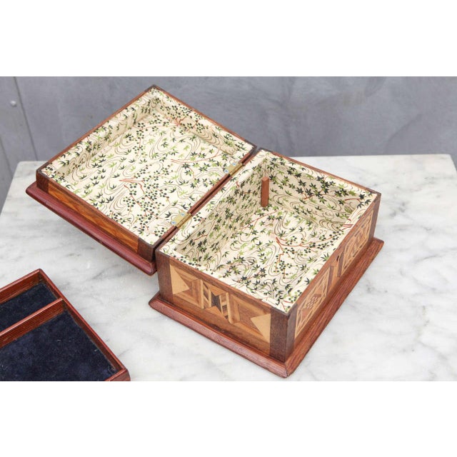 Folk Art Parquetry Box | Chairish