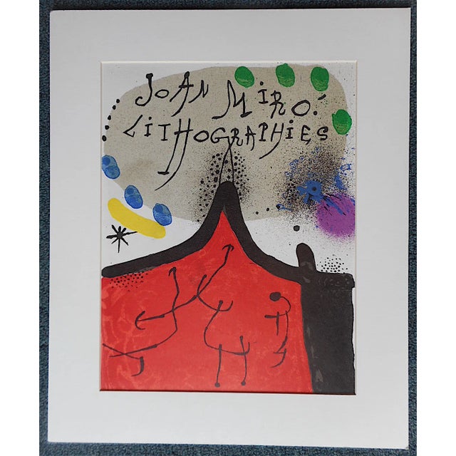 Vintage Ltd. Ed. Joan Miro Lithograph | Chairish