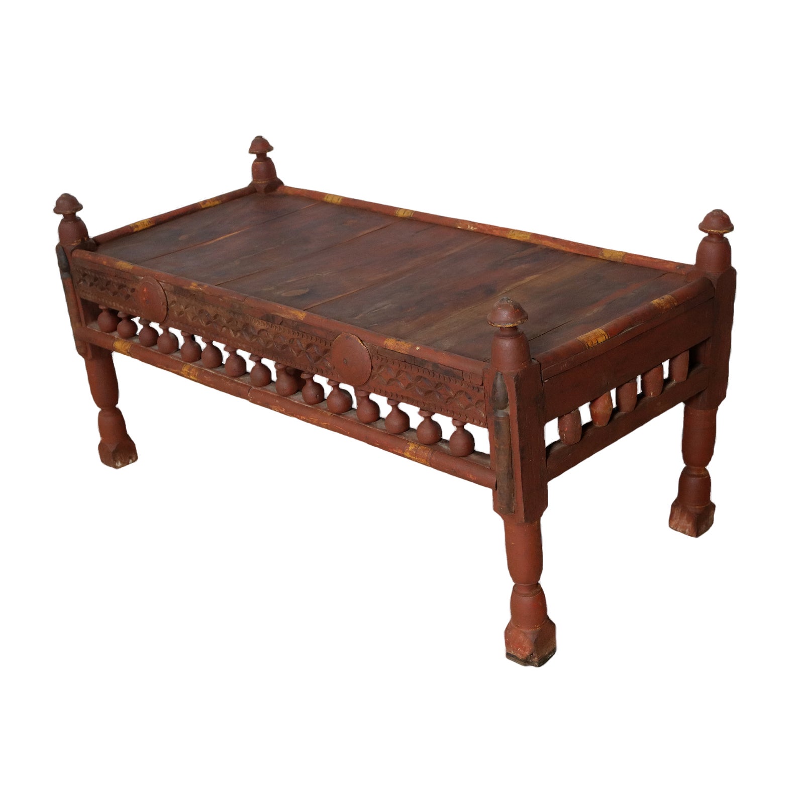 Antique Pakistanian Coffee Table in Wood, 1920s | Chairish