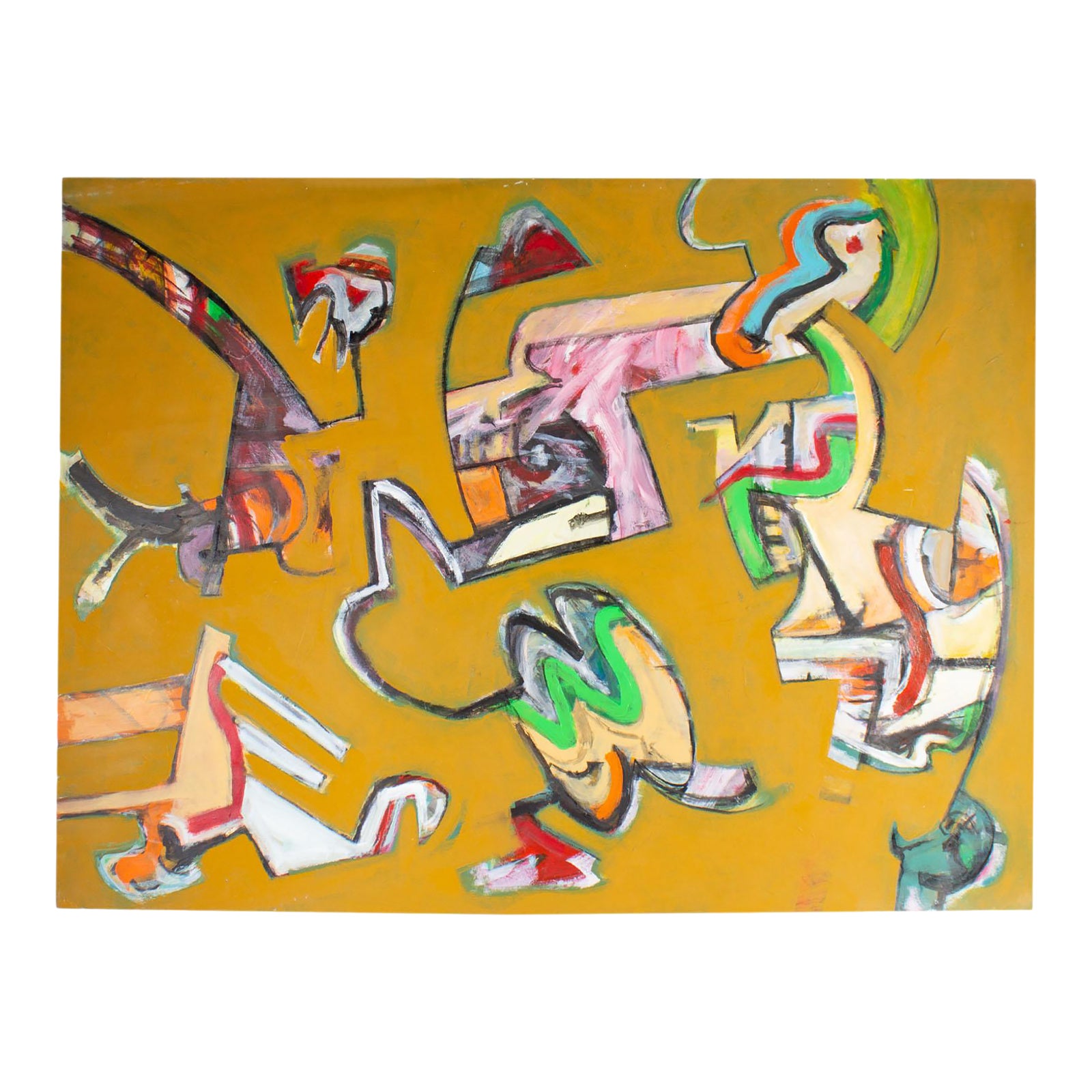 Abstract Acrylic Painting by James L. Bruch | Chairish
