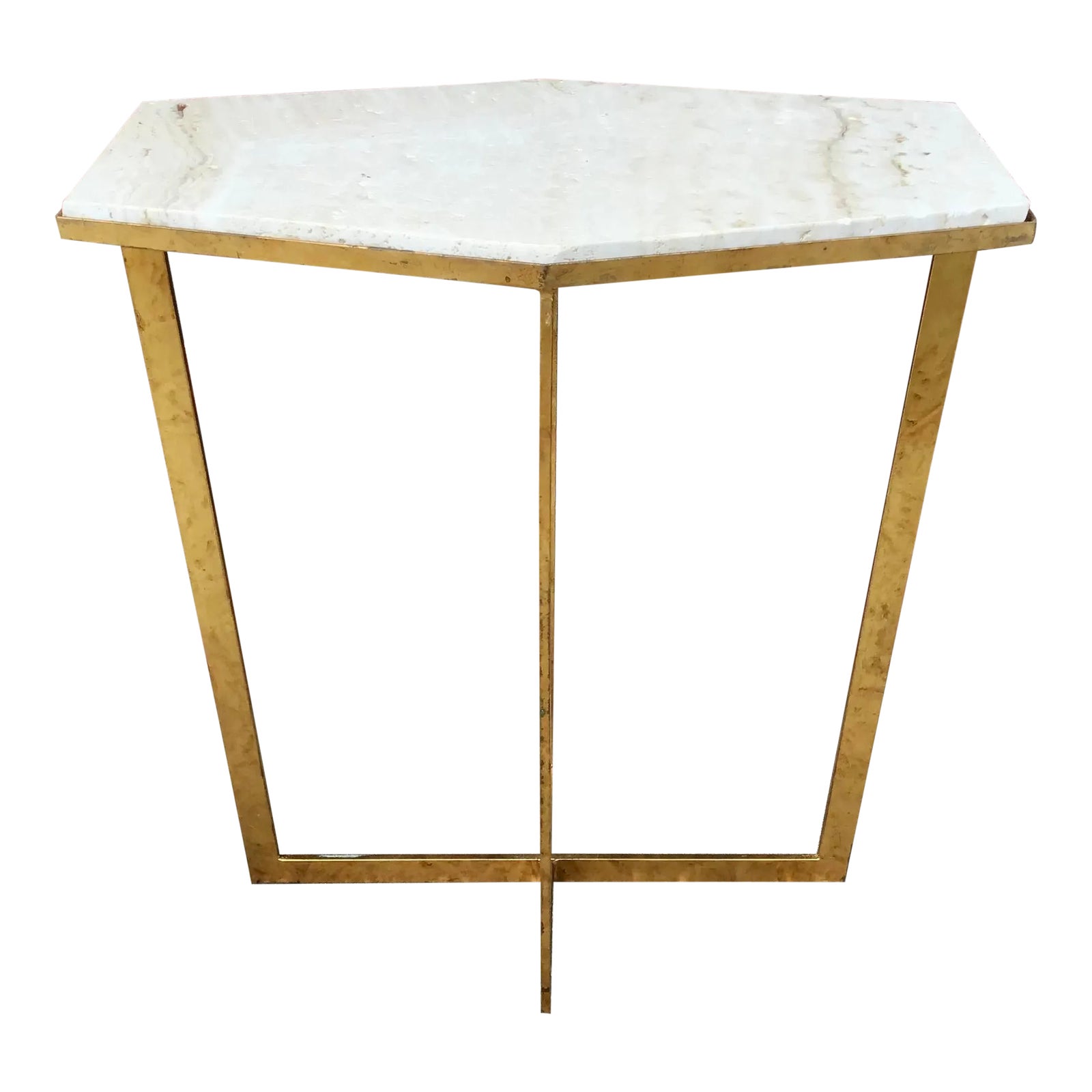 Small Hexagonal Cocktail Table | Chairish