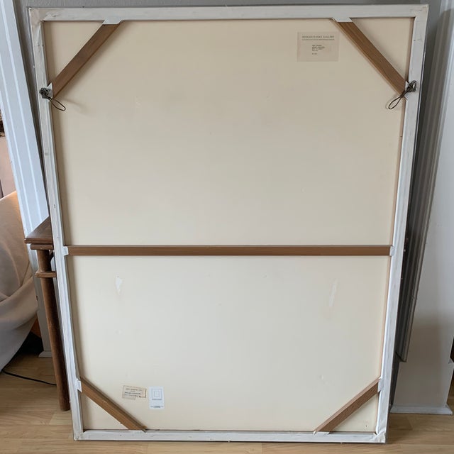 1980s Mary Heebner Seattle Abstract Mixed Media on Paper Painting ...