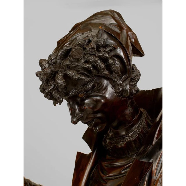 Renaissance Walnut Devil Figures - A Pair | Chairish