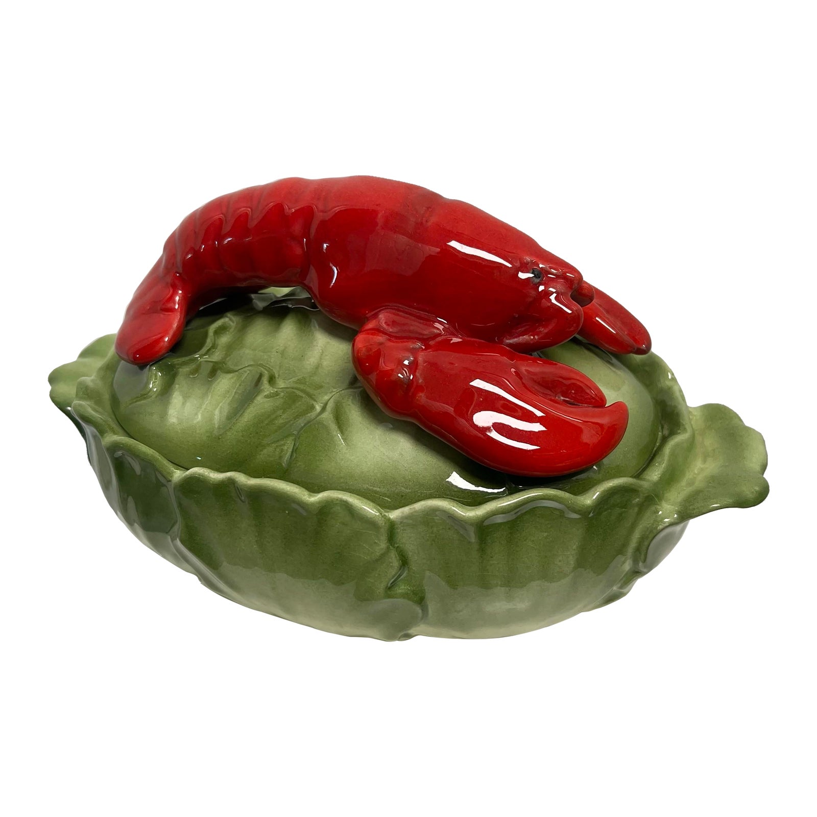 1950’s Lobsterware Covered Serving Dish | Chairish