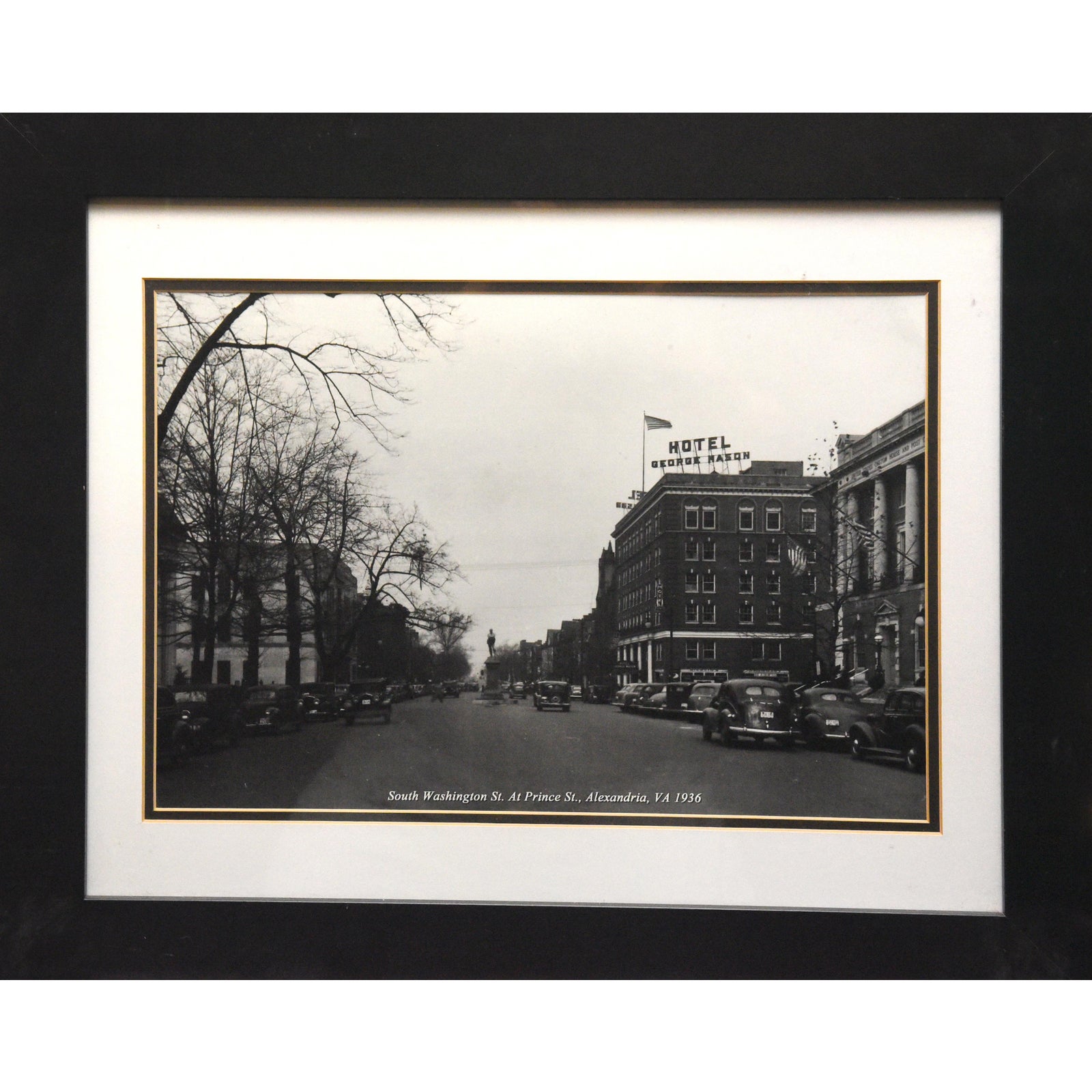 Hotel George Mason, Alexandria, Va, 1936, Framed | Chairish