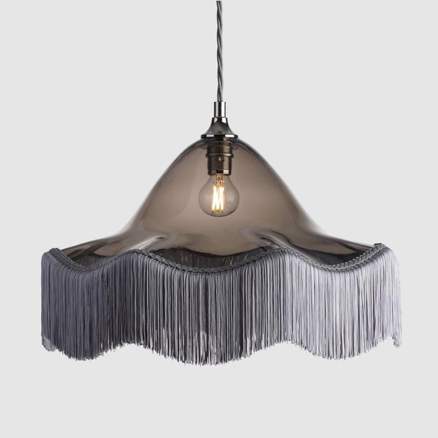 Light Bronze Glass Colour Pendant | Chairish