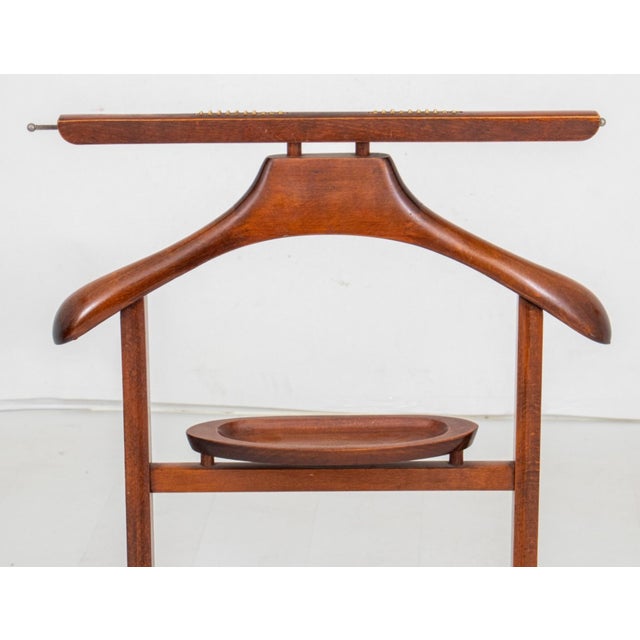 Mahogany Gentleman's Valet Stand | Chairish