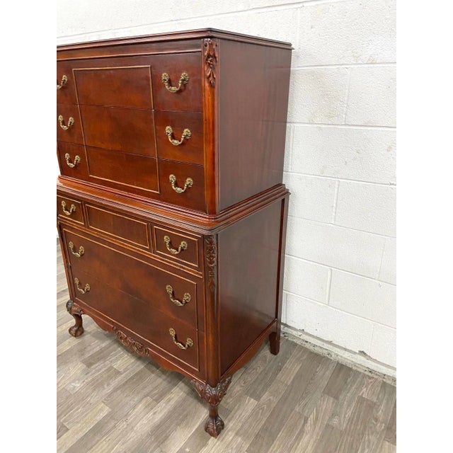 Vintage Chippendale Style Chest in Chest | Chairish