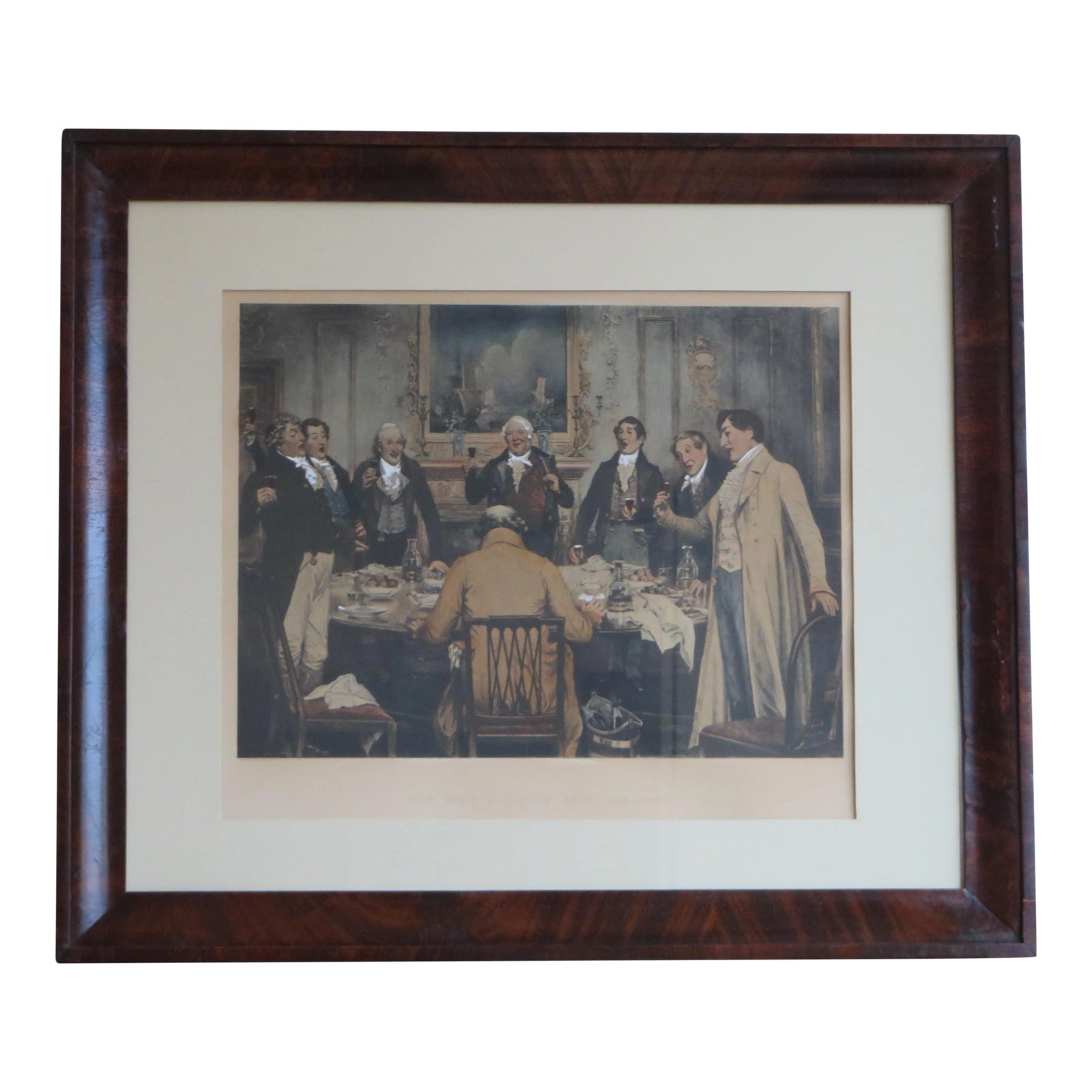 Walter Dendy Sadler Hand Colored Etching 'Birthday Party' W Flaming ...