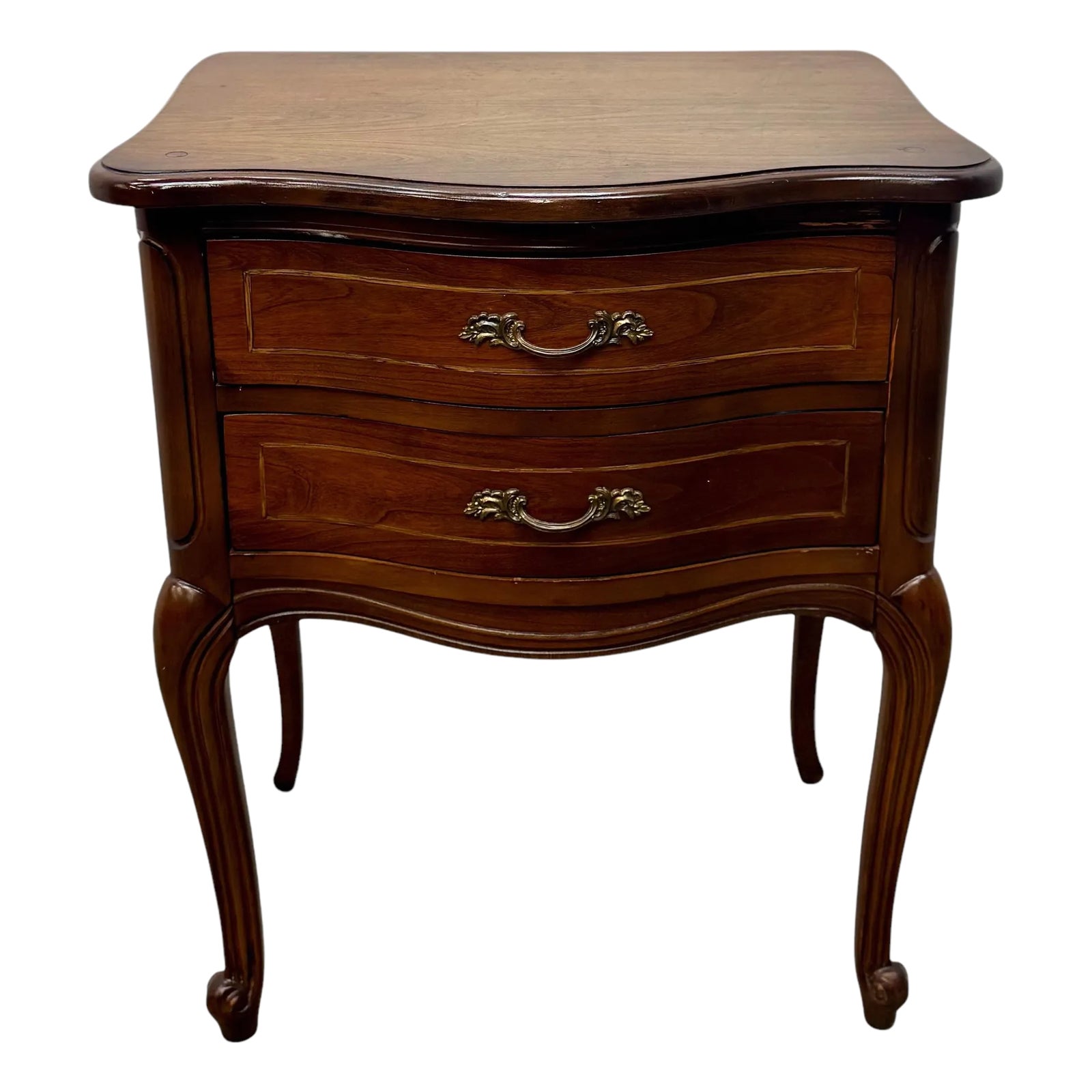 Vintage Dixie Traditional American Style Mahogany Nightstand / Side ...