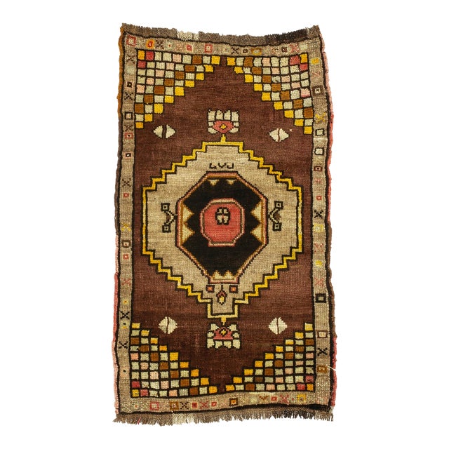 Vintage Mid Century Rug | Chairish