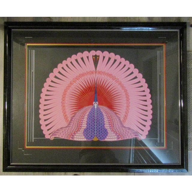 Erté Phoenix Reborn 1983 Framed Serigraph, Signed Numbered 72/300 ...