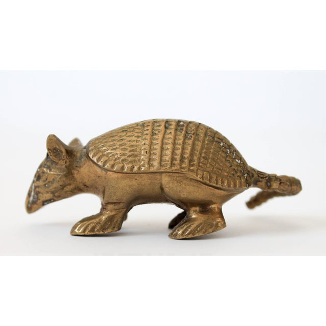 Vintage Brass Armadillo | Chairish