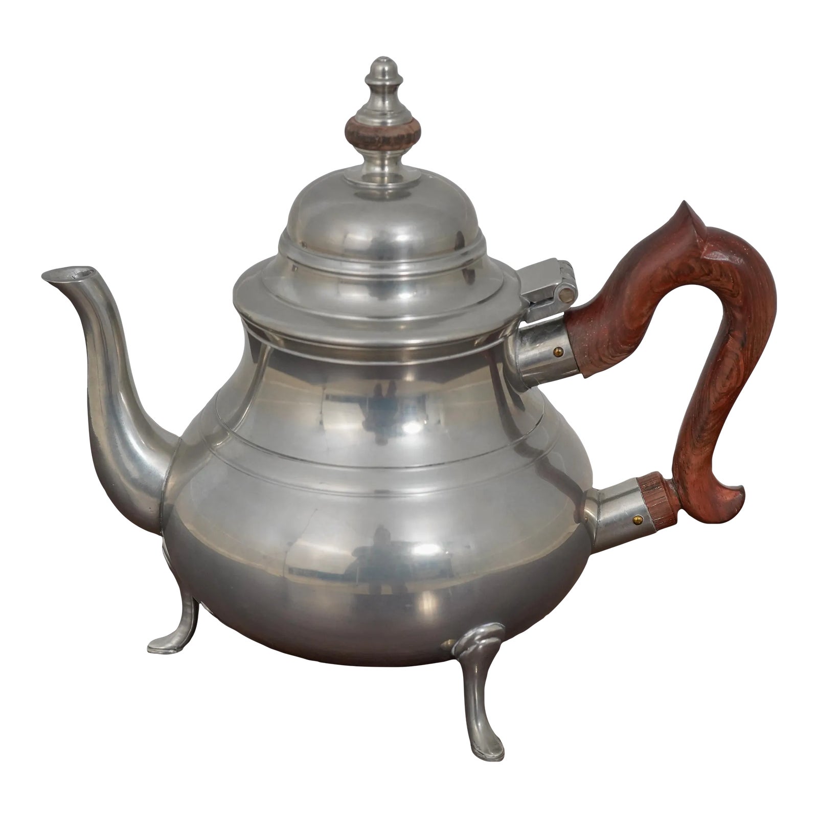 Stief Colonial Williamsburg Pewter Tea Pot | Chairish