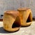 Vintage Boho Carved Stump Low Stools - a Pair | Chairish